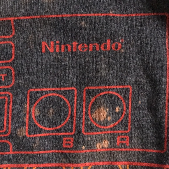 Nintendo | Tops | Destroyed Vintage Tee | Poshmark